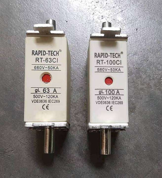 (TNB) Rapid Tech GL60/100A Cut Out Blade Fuse | Lazada