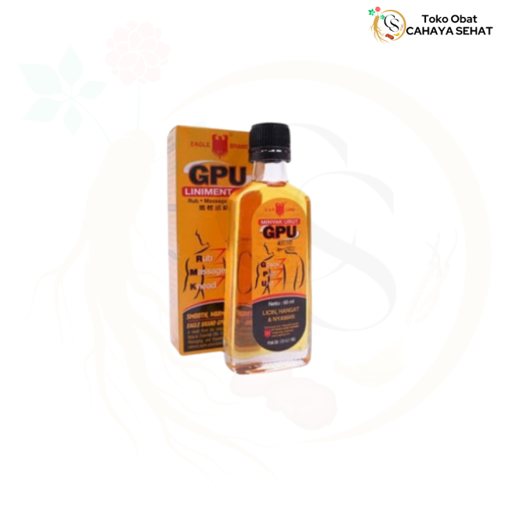MINYAK GPU LINIMENT OIL(NYERI OTOT)60ML | Lazada Indonesia