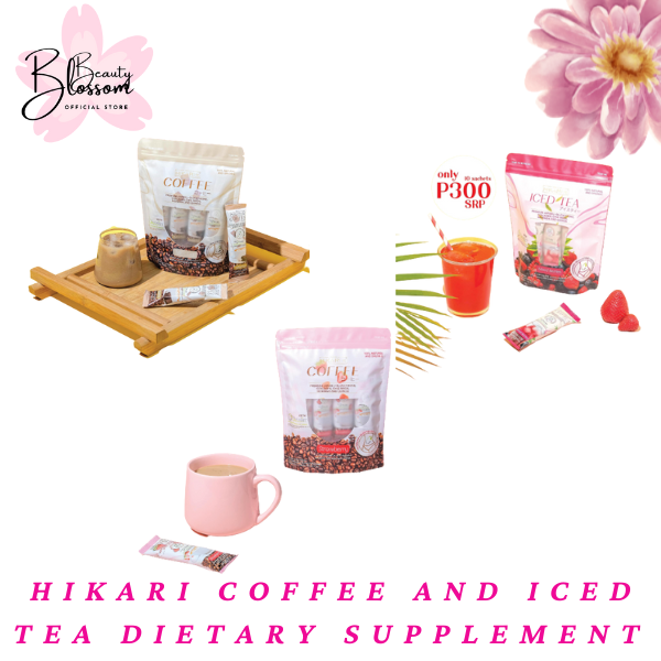 Original HIKARI COFFEE or ICED TEA (10 sachets per pack) - Low Calorie ...