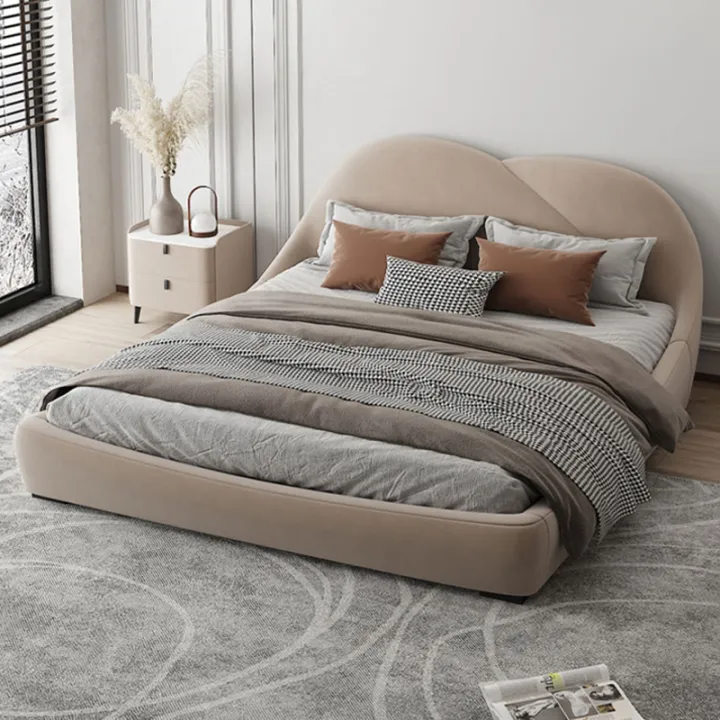 Nuvola Bed Tech Cloth เตียงนอน 6 ฟุต 5ฟุต Double Bed Frame Modern ...