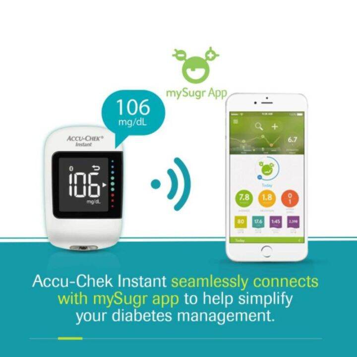 Intelligent Detection Accu Chek Instant Meter Promo With 50 Strips Accuchek Accu Chek Lazada Ph