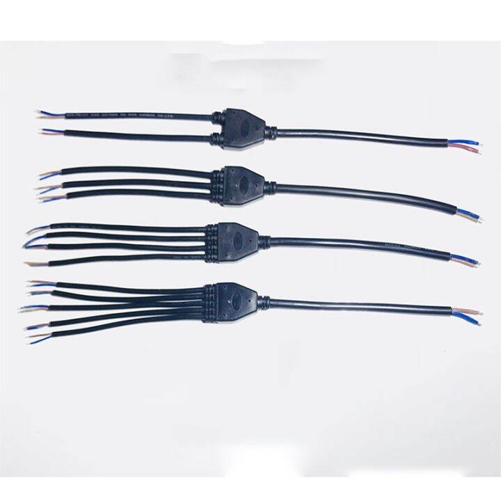 Y type waterproof connector wire splitter male and female plug LED ...