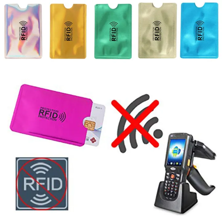 VAVELVE Anti-degaussing Anti-theft Aluminium ID Card Card Holder ...