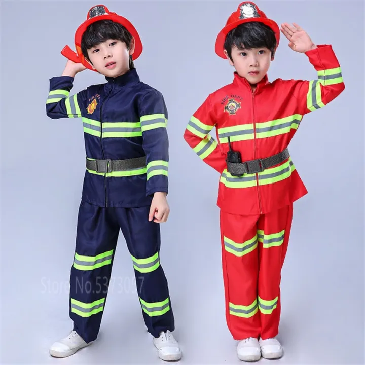 Fireman Sam Police Uniform Halloween Costume for Kids Cosplay ...