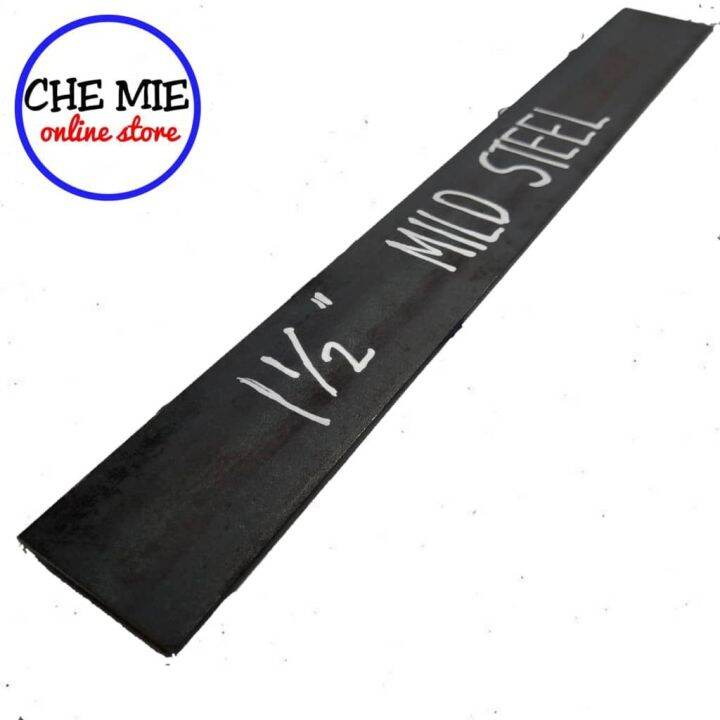 Flat Bar Mild Steel 1 1/2 (38mm x 2.8mm) besi bar solid metal | Lazada