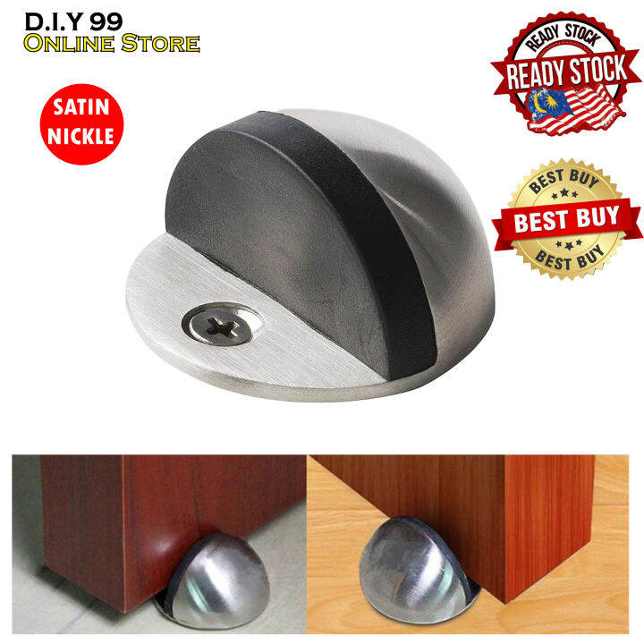 Dome Shape Door Stopper Low Profile Floor Mount Stop Catch Stop Office ...