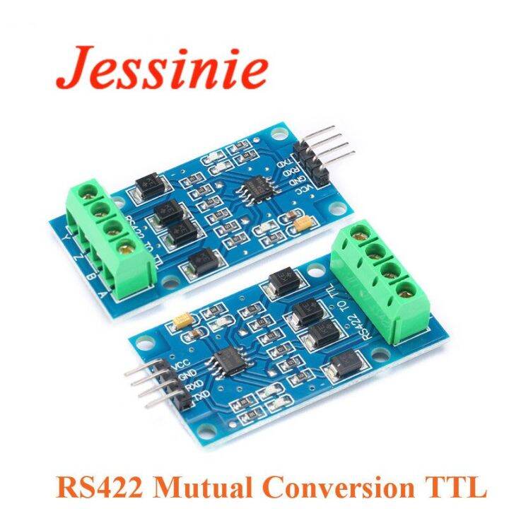 Converter Module RS422 Mutual Conversion TTL Bidirectional Signal Full Duplex 422 to Single chip ...