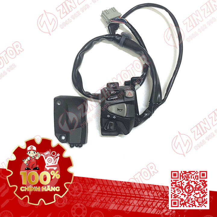 Cùm Công Tắc Trái CB650F 35200-MJE-DF1 Có Hazzard Gắn Vario, Click ...