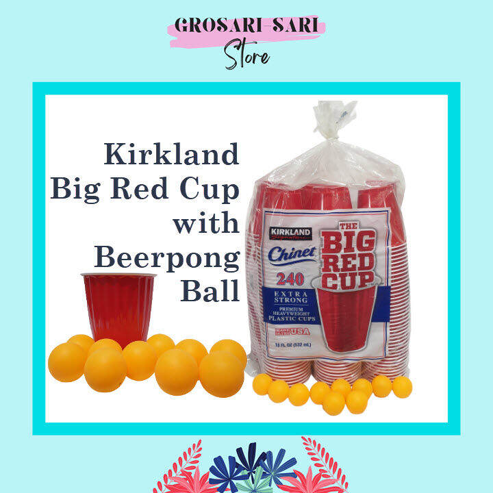Kirkland Signature Chinet The Big Red Cup Plus Beerpong Ball | Lazada PH