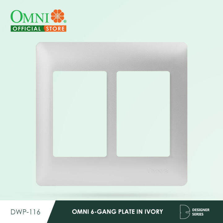 OMNI 6-Gang Plate in Ivory - DWP-116 | Lazada PH