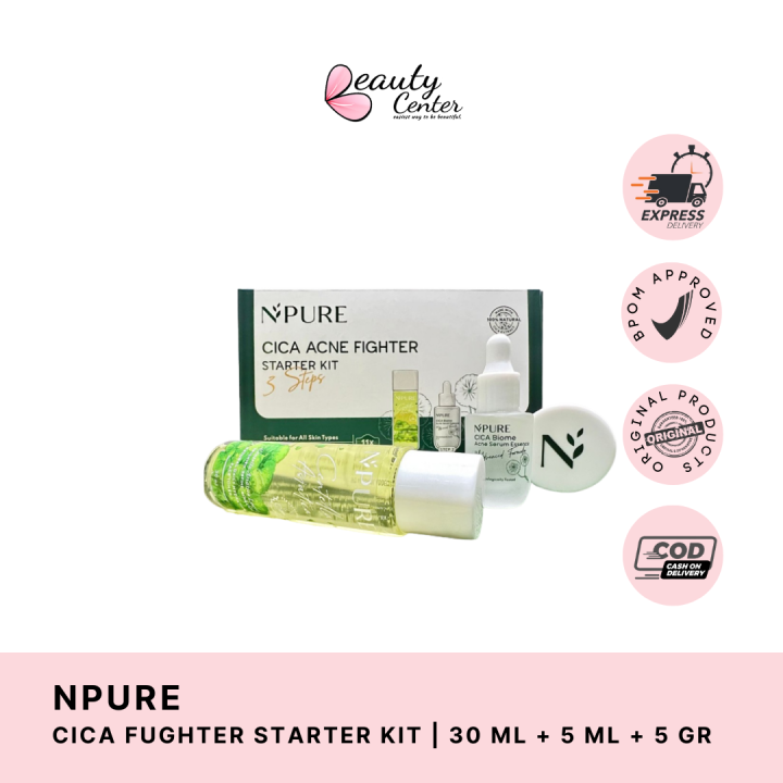 Npure Cica Acne Starter Kit | Lazada Indonesia