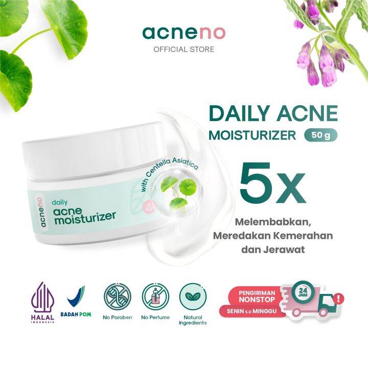 Acneno - Daily Acne Moisturizer Gel Moisturizer Melembabkan dan ...