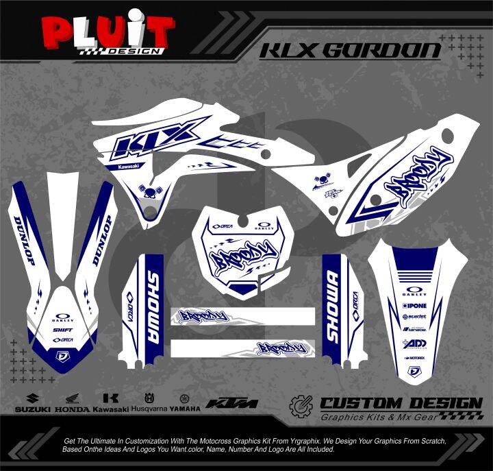 Decal Klx Gordon Full Body Stiker Klx Gordon Full Body Dekal Klx Gordon ...