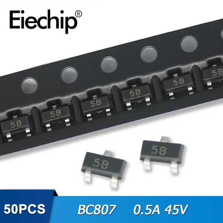 ทรานซิสเตอร์50ชิ้น/ล็อต BC807 SOT-23 5B SOT23 0.5A 45V | Lazada.co.th