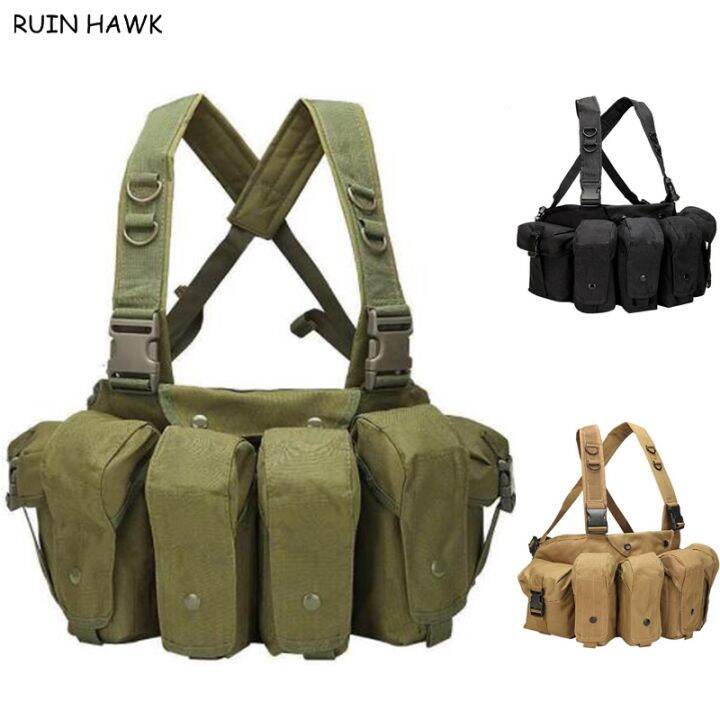 Tactical Vest Ak 47 Magazines Ak Chest Rig Molle Tactical Vest - Chest ...