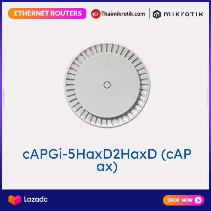Mikrotik cAPGi-5HaxD2HaxD (cAP ax) | Lazada.co.th