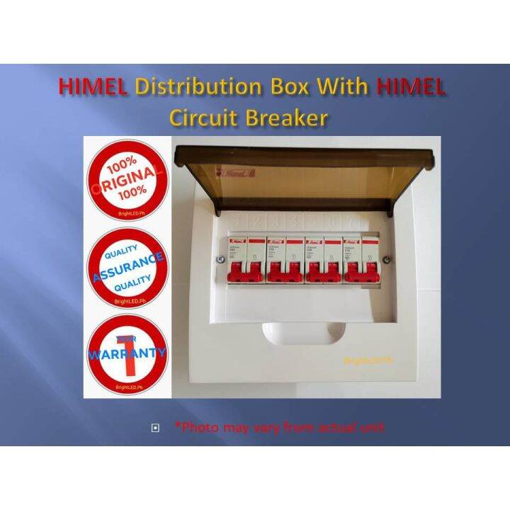 Electrical Panel Board, HIMEL Brand Distribution Box Set with Breakers ...