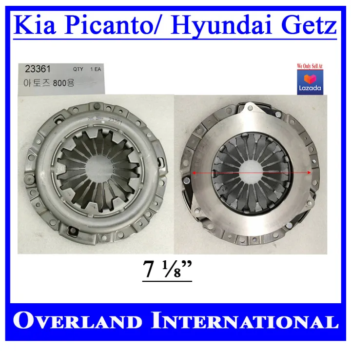 CLUTCH COVER, 7-1/8" Valeo 23361 / Valeo 29533 For Kia Picanto, 41300 ...