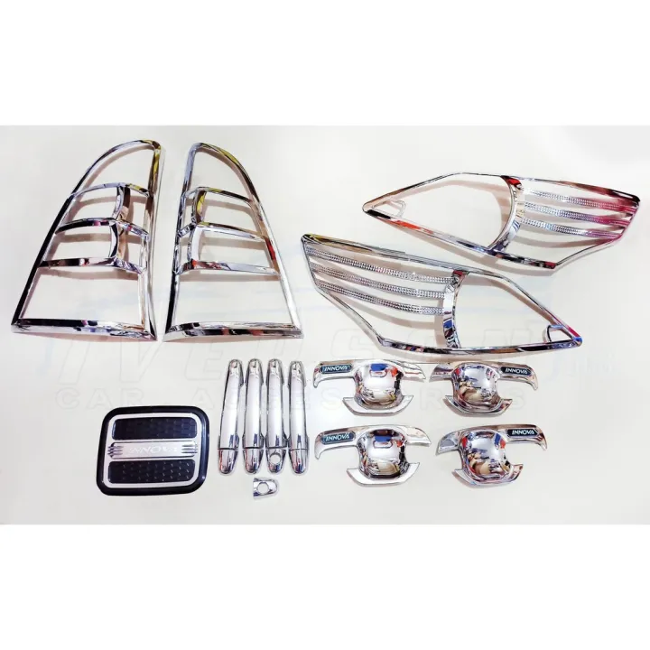 Toyota Innova 2012 to 2015 Chrome Combo Garnish Set | Lazada PH