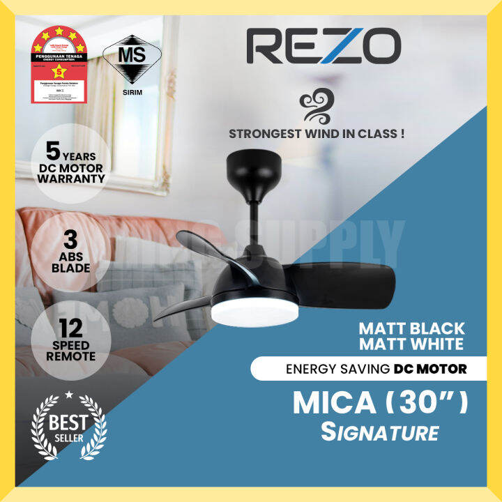 MS_ SIRIM REZO Ceiling Fan AXIS 56 46 Signature Model DC Motor Remote ...