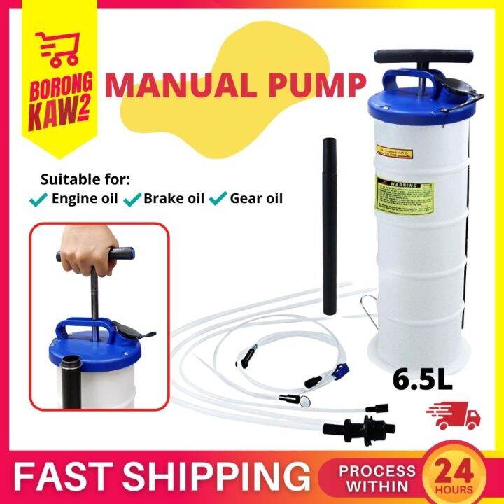 6.5L Manual Extractor Oil Extractor Pump Evacuator Vacuum Extraction Pump Fluid Extractor Pam ...