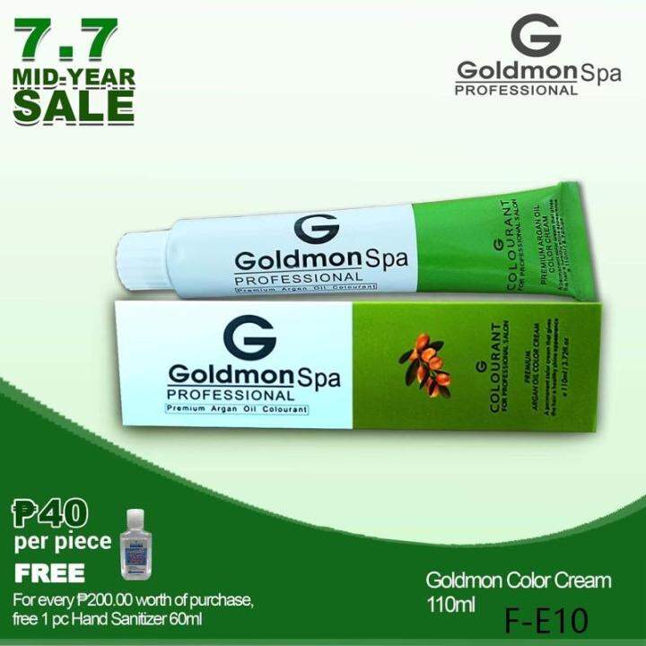 hair dye ☉Mondes Goldmon Color Cream 100ml Platinum Ash Grey | Lazada PH