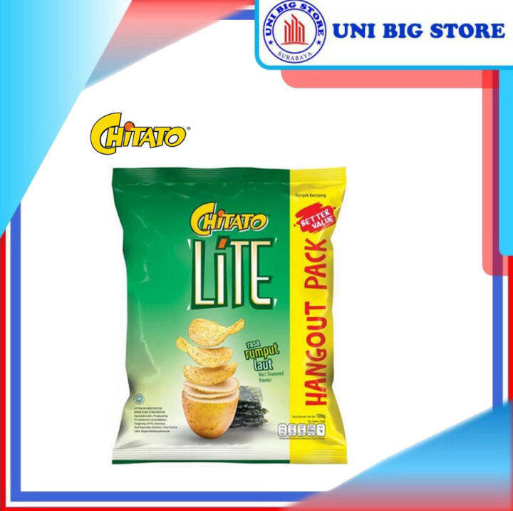 Chitato Lite Rumput Laut Nori Seaweed HANGOUT PACK 120 gr | Lazada ...