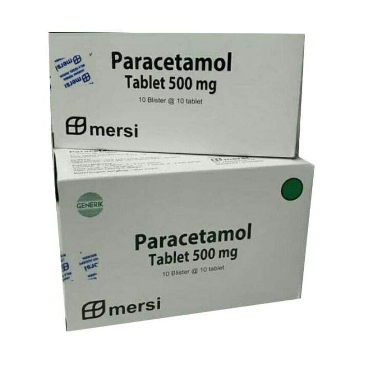 Paracetamol 500mg Mersi [ Strip / 10 tablet ] | Lazada Indonesia
