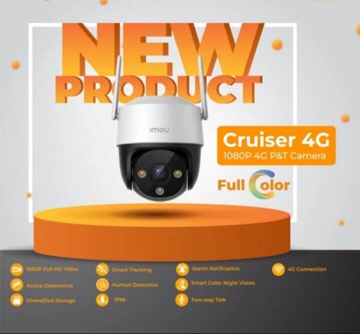 Imou Cruiser 4G IP Camera Full Color Night Vision | Lazada Indonesia