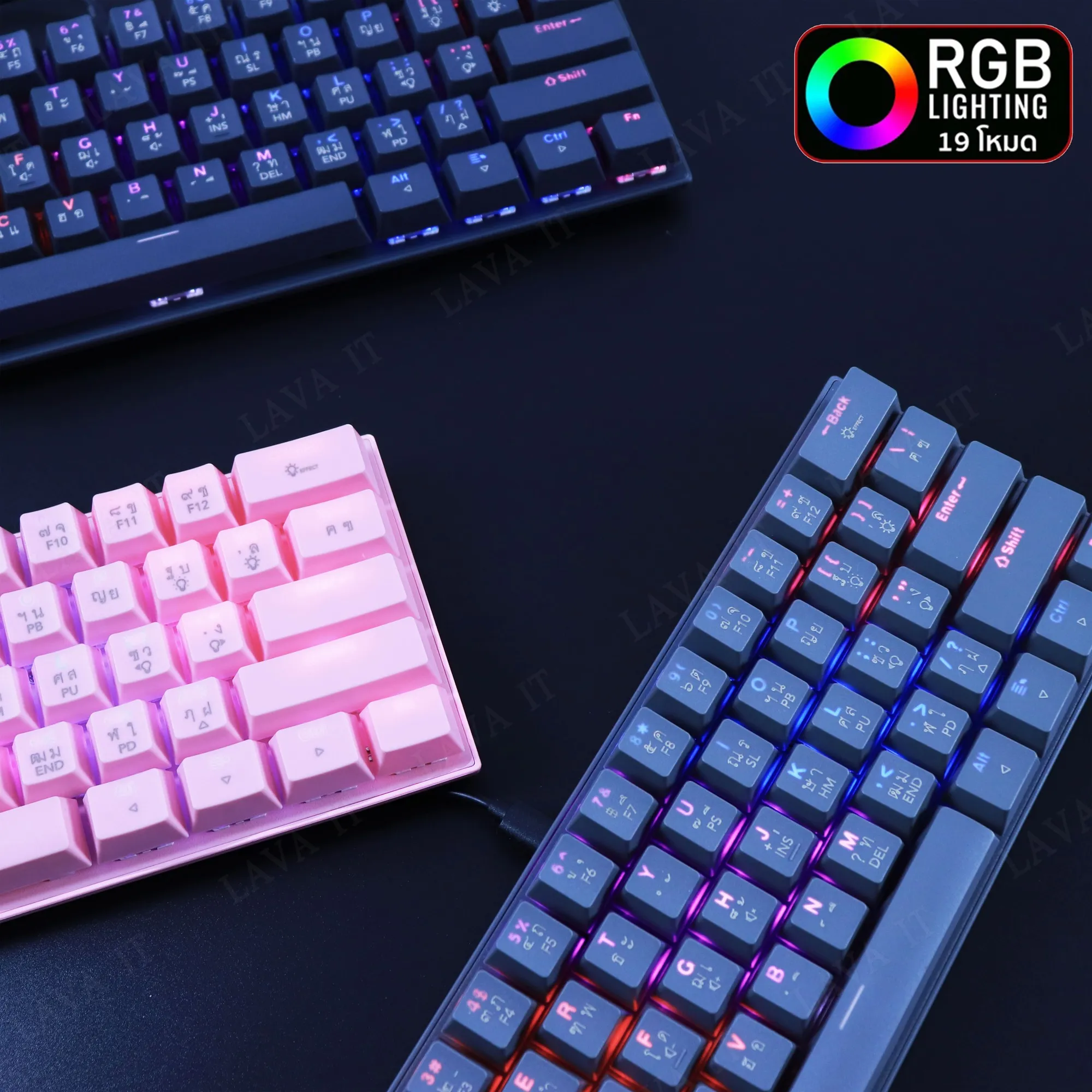 Tsunami MK-61 Mini 60% Outemu Switch คีย์บอร์ดเกมมิ่ง 61 ปุ่ม ...