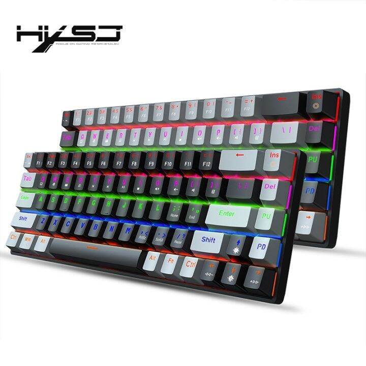 V800 Keycap for Mechanical Keyboard Wired Gaming Keyboard Blue / Red ...