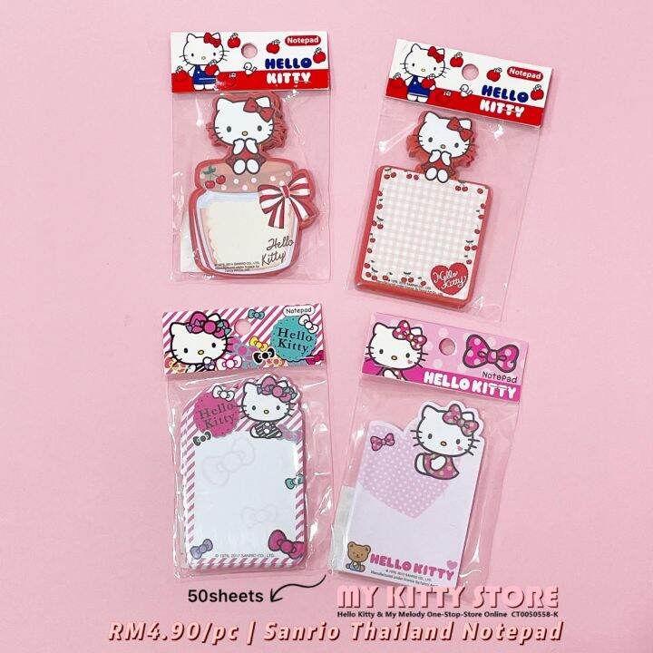 Sanrio Thailand Hello Kitty Notepad Memo Pad | Lazada