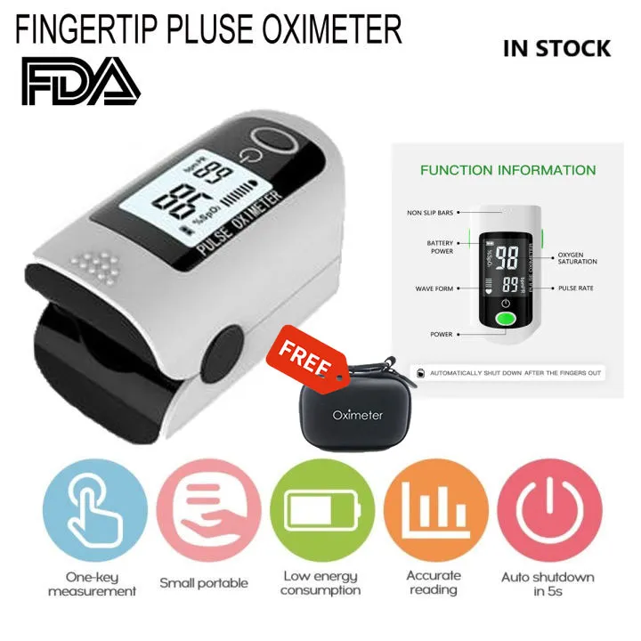 【TBO】Pulse Oximeters Finger Omron Blood Oxygen Meter Oxymeters Digital ...