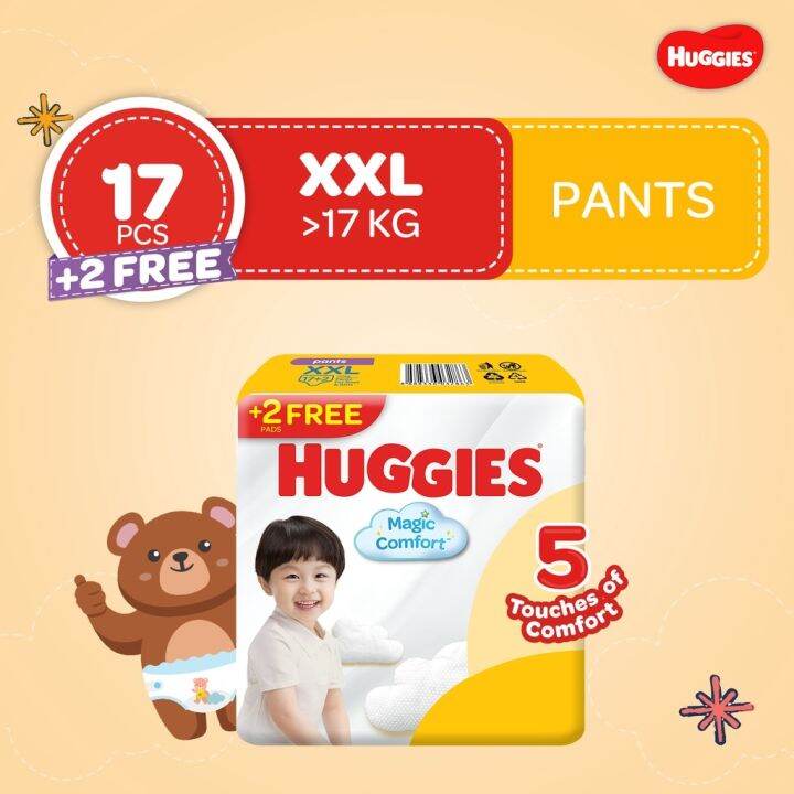 Huggies Magic Comfort Eco XXL - 19 pcs | Lazada PH