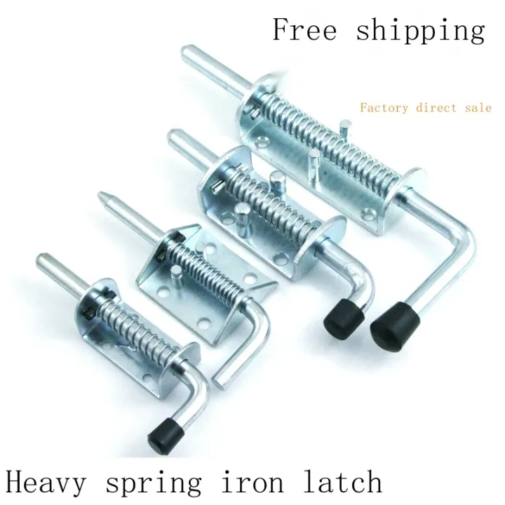 304 Stainless Steel Spring Latch Galvanized Iron Pin Industrial Heavy ...