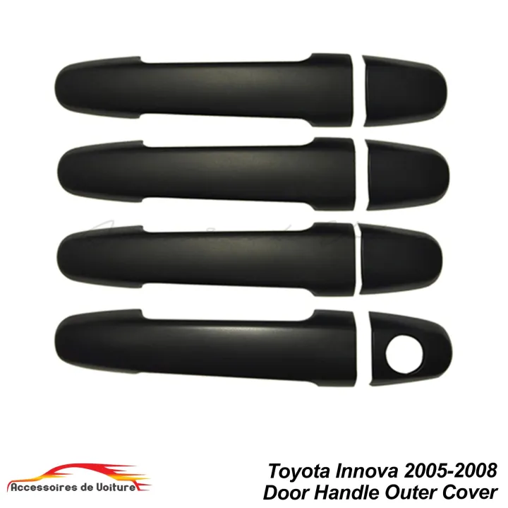 Toyota Innova 2005-2008 Door Outer Handle Bowl Cover (Matte Black ...