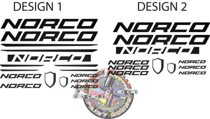 REFLECTIVE METALLIC NORCO DECALS | Lazada PH