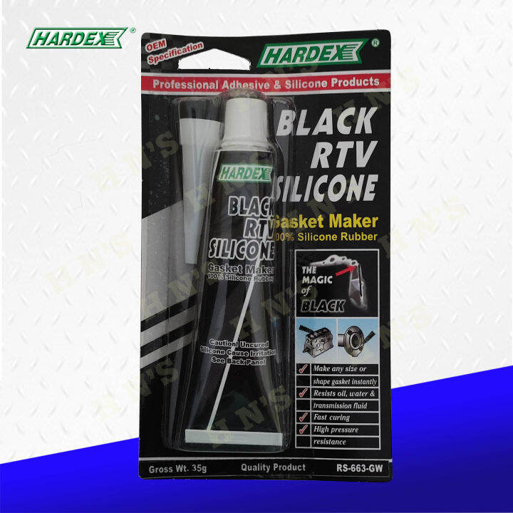 Hardex Black RTV Silicone Gasket Maker 35 grams | Lazada PH