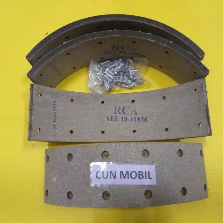 Brake lining kampas rem Toyota Dyna PS125 LT depan belakang sama RCA ...
