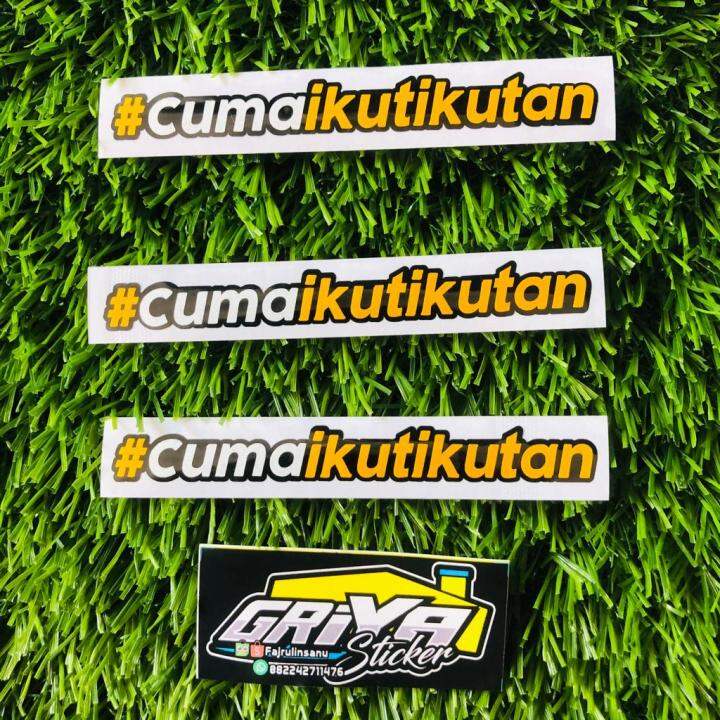 Stiker #cumaikutikutan sticker cutting viral | Lazada Indonesia