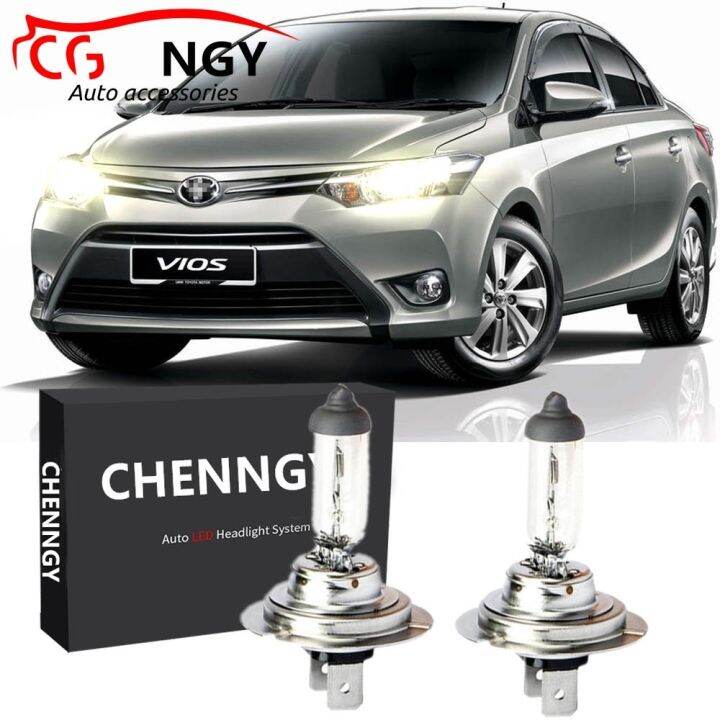 NEW 3000K yellow Halogen Headlight Bulbs (55w) set of 2 for Toyota Vios ...