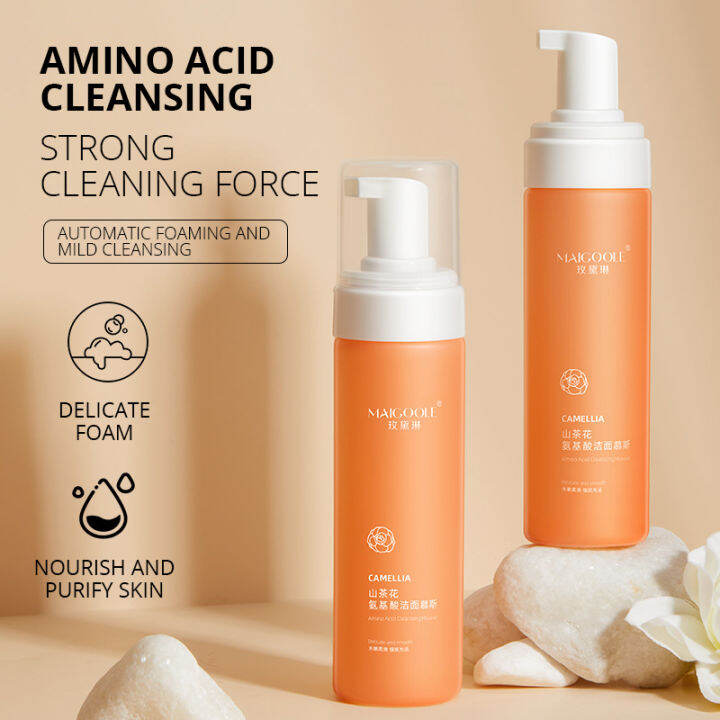 Camellia Amino Acid Cleansing Mousse Clean And Moisturizing Not Tight