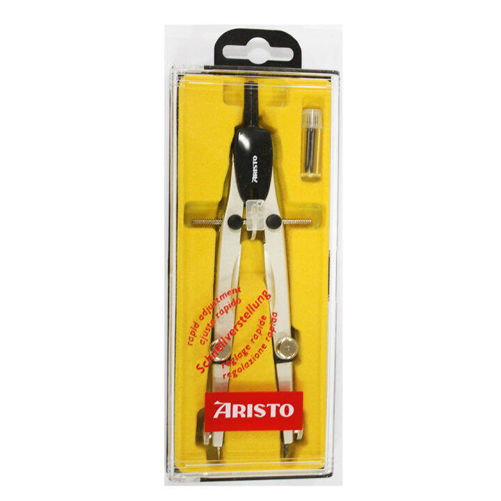 ARISTO Compass with Rapid adjustment & Adaptor for Drawing, Drafting ...