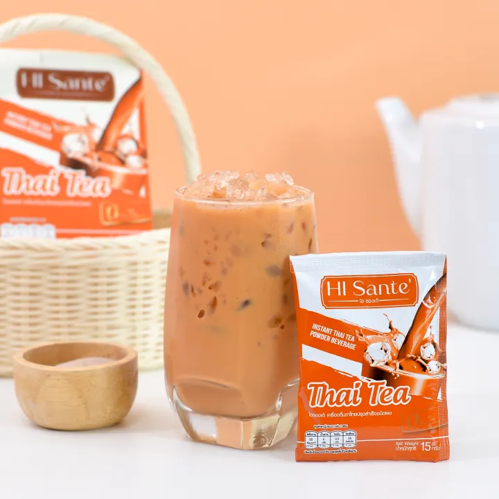 Hi Sante Instant Thai Tea Powder Beverage ไฮซองเต้ เครื่องดื่มชาไทยปรุง ...