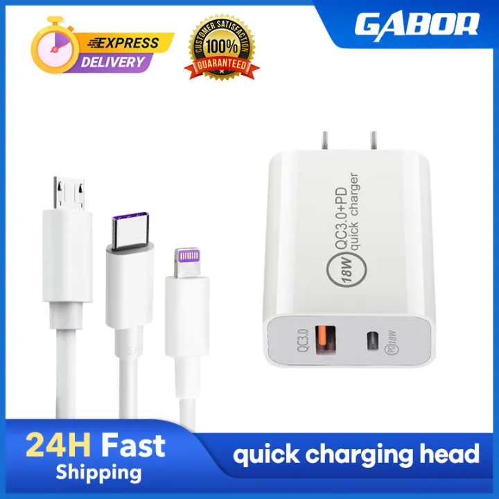 PD18W Charger 5V-2A Android Fast Charging Quick Charger With Micro ...