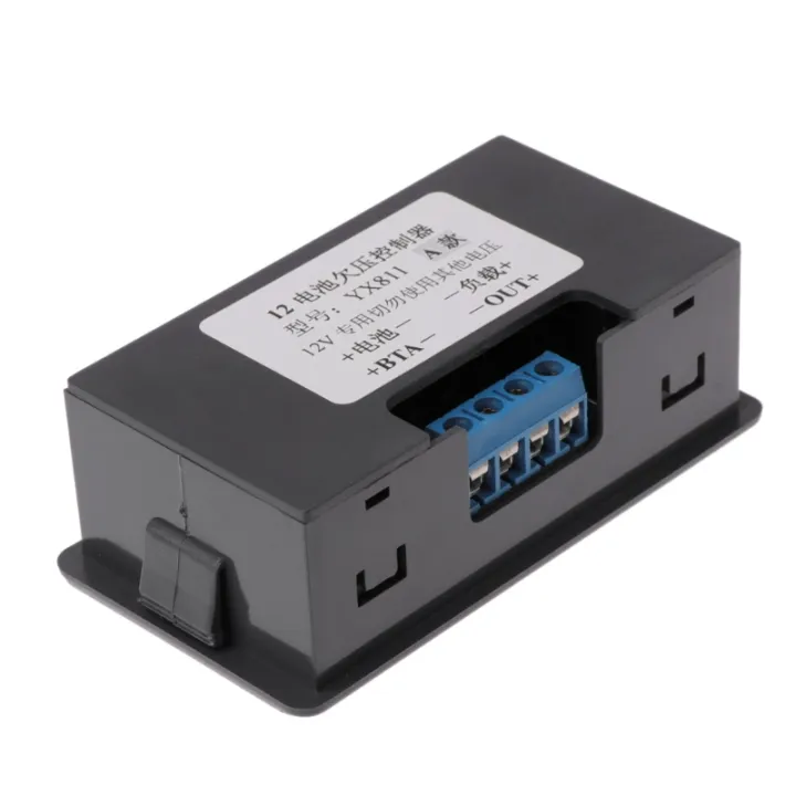 50LB 12V Battery Low Voltage Cut off Switch On Protection Undervoltage ...
