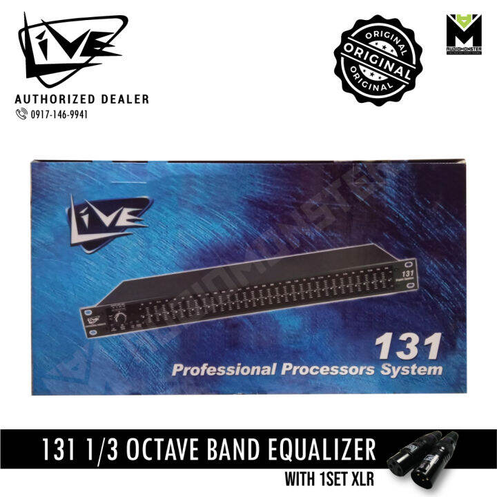 Live EQ-131 Single 1/3 Octave Band Equalizer | Lazada PH