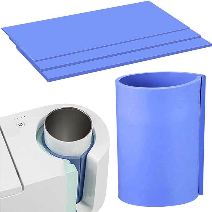 3 Pcs Sublimation Tumbler Wrap Silicone Sheets with Mug Press Bundle ...