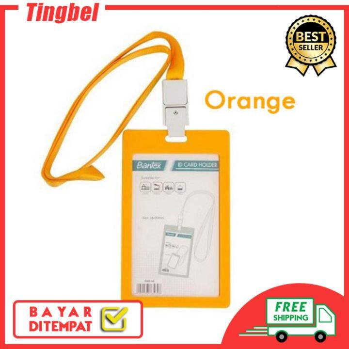 Bantex ID Card Holder / Name Tag Banteks Holder Warna | Lazada Indonesia