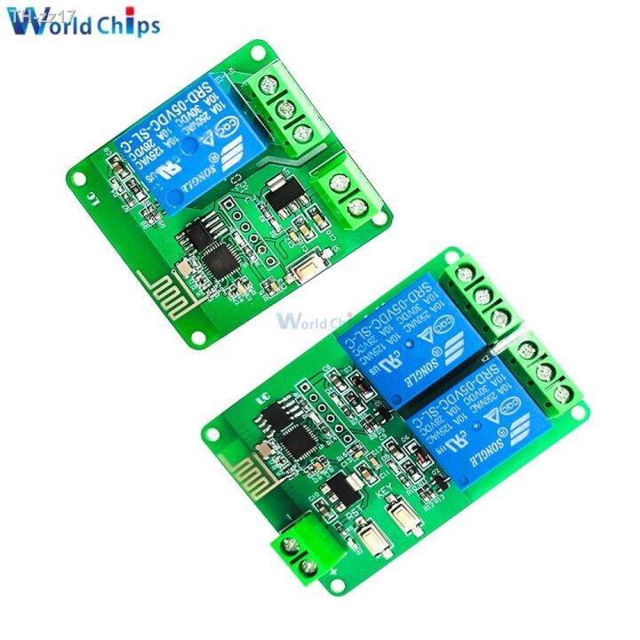 ♂ Single Dual Channel ESP8266 Chip Remote Control WiFi Relay Module DC 5V WIFI Wireless Board ...